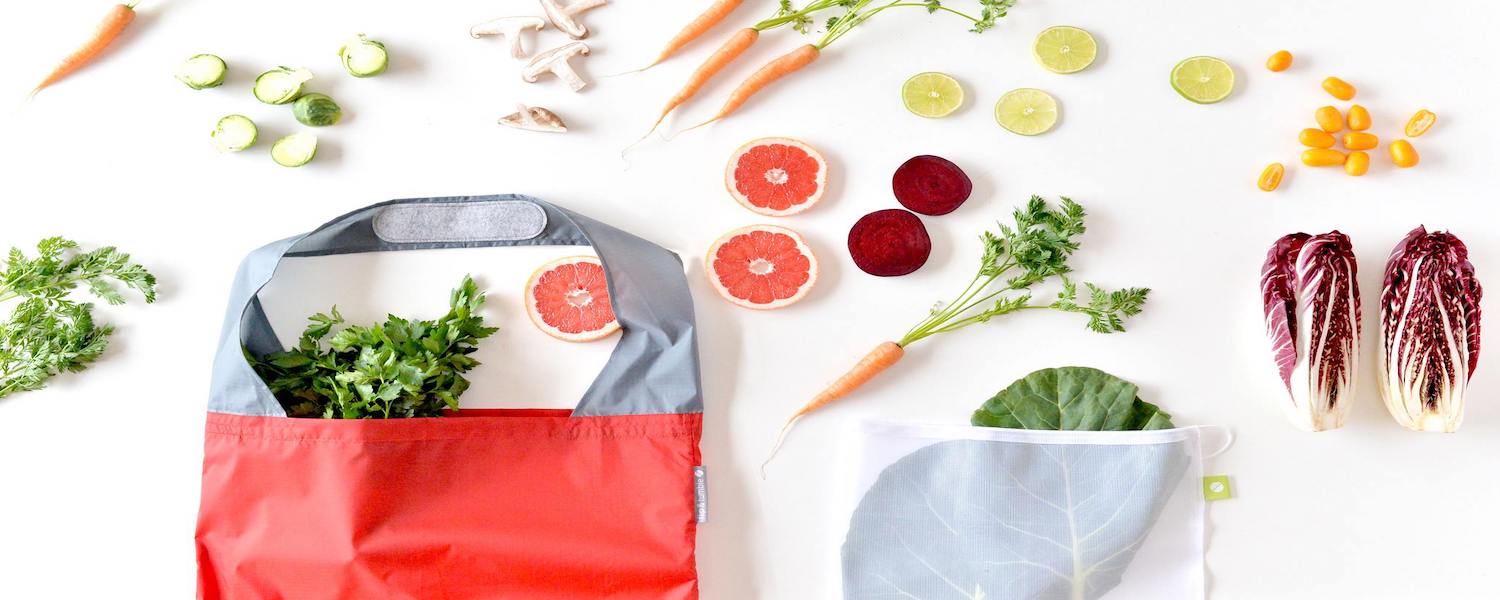 Designer reusable shopping bags, tote bags, backpacks & produce bags ...